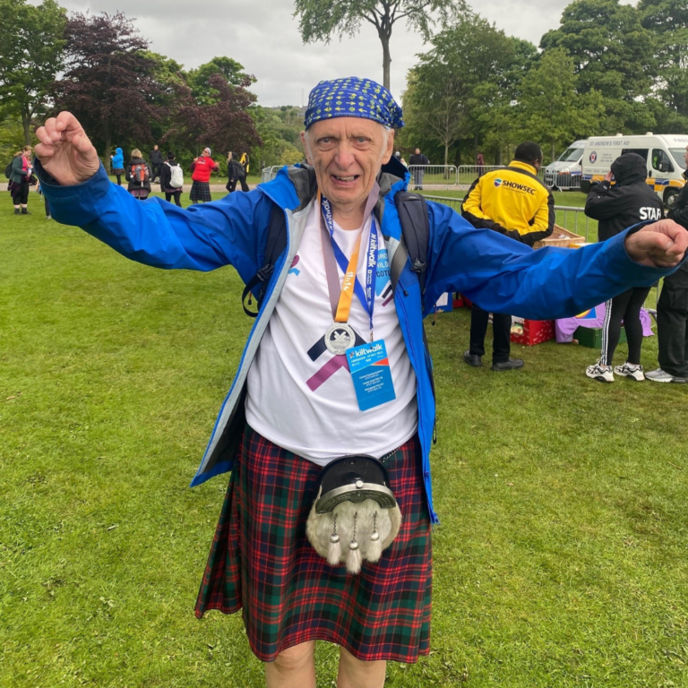 Malcolm takes on 100 Mile Fundraising Challenge - Forces Children Scotland